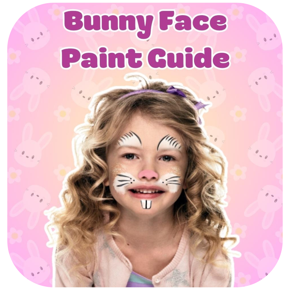 Easy Bunny Rabbit Face Painting Guide | Art & Hobby