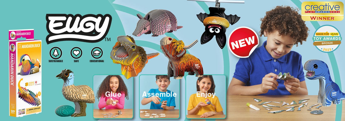 EUGY 3D Animal Model Kits – Art & Hobby