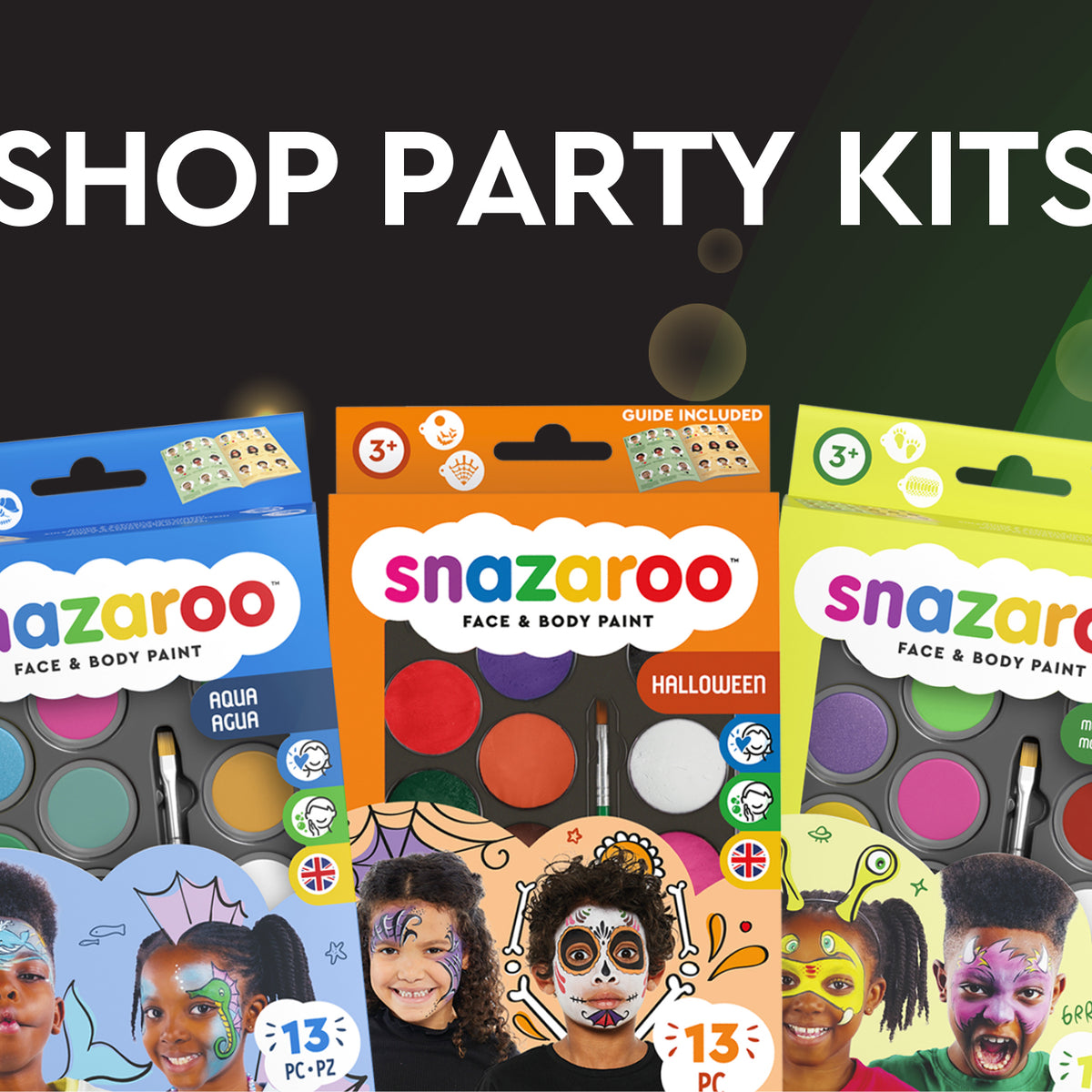 Snazaroo Face Paint Palettes & Kits | Art & Hobby