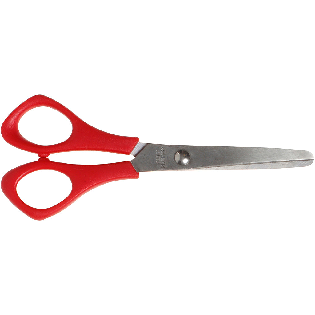 School Scissors L: 14cm Round Left – Art & Hobby
