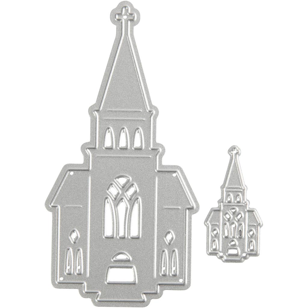 Die Cut and Embossing Folder Churches Size 46x91+18x35mm – Art & Hobby