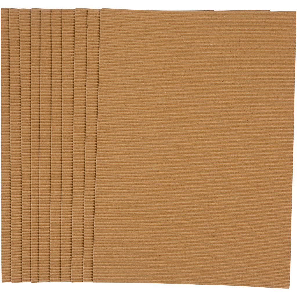Corrugated Card Sheet 25x35cm 120g (10 Sheets) – Art & Hobby