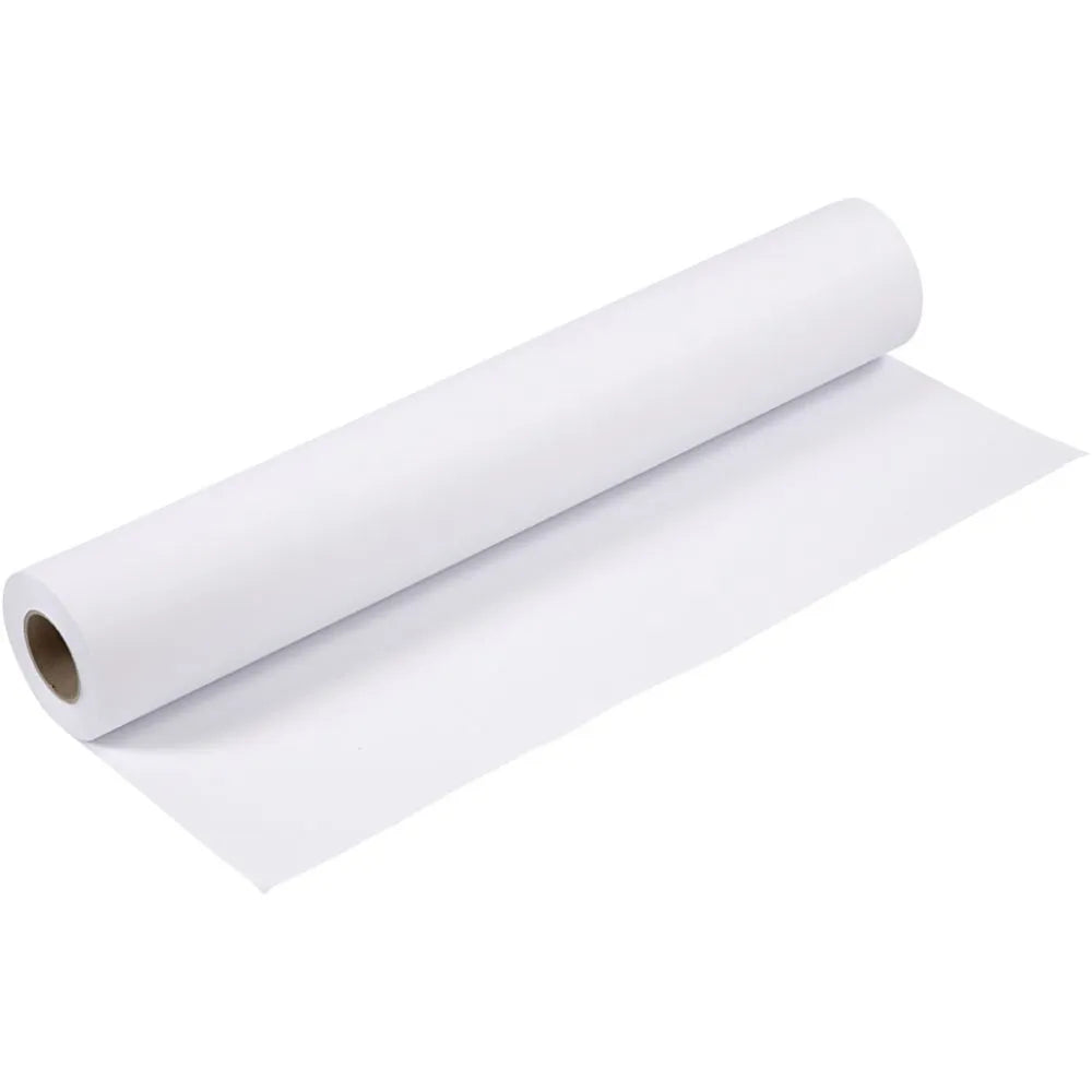 Drawing Paper W: 61 cm, 80 g, white, 50 m/ 1 roll