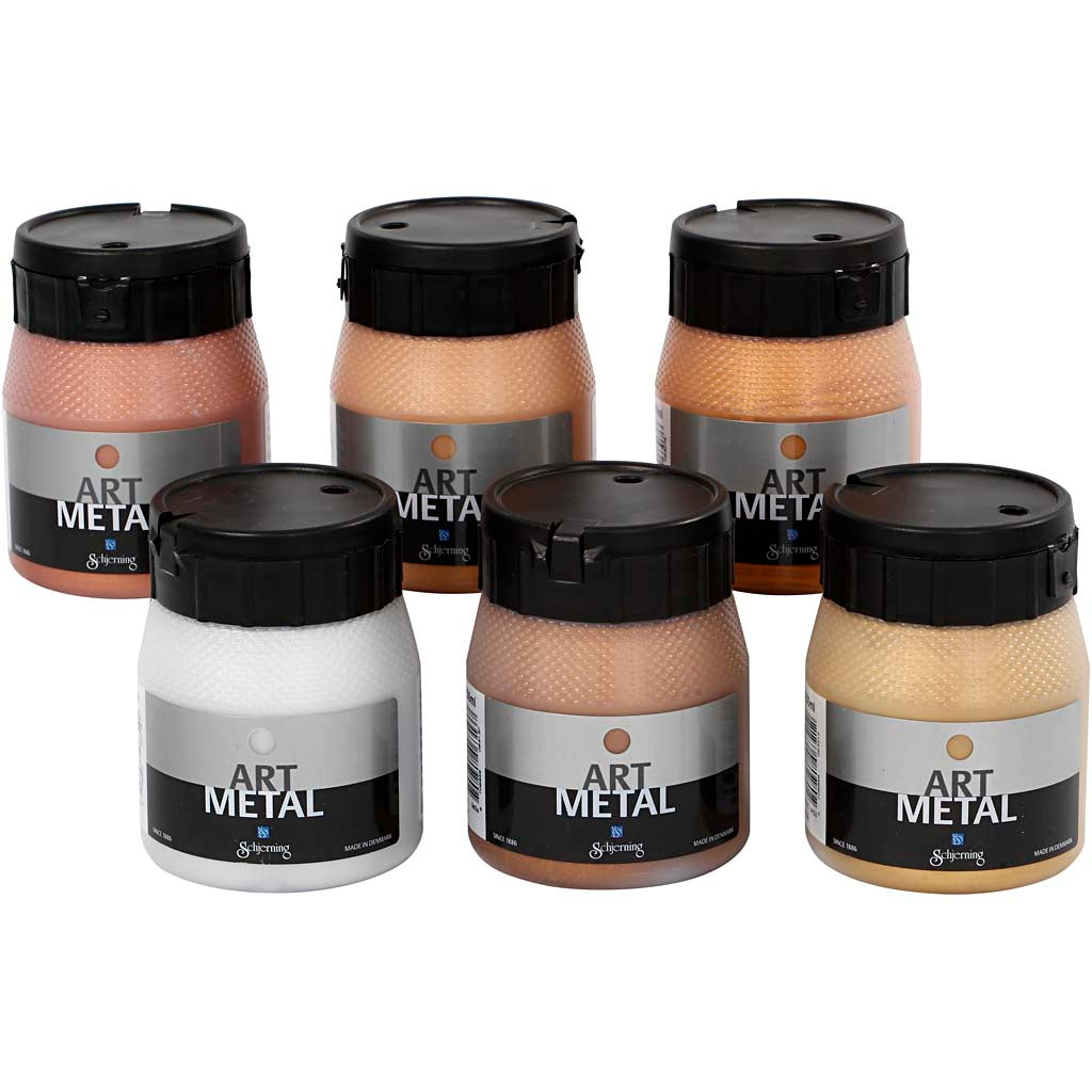 Craft Paint Metallics - Metallic Colours (6x250ml) – Art & Hobby