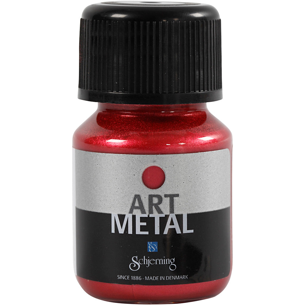 Craft Paint Metallic Lava - Red (5112) 30ml – Art & Hobby