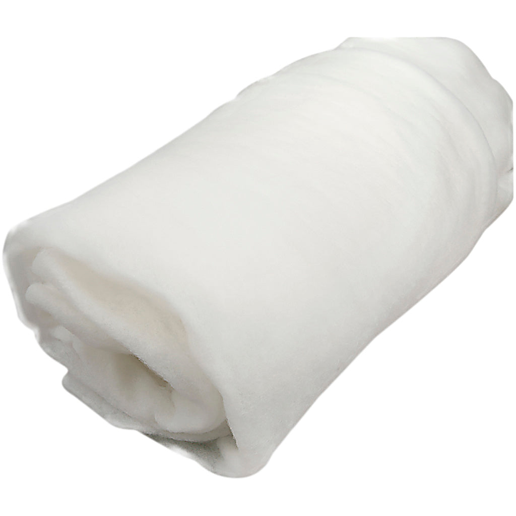 Polyester Wadding W: 160cm Thickness 1cm 100g 5m (1 Roll) – Art & Hobby