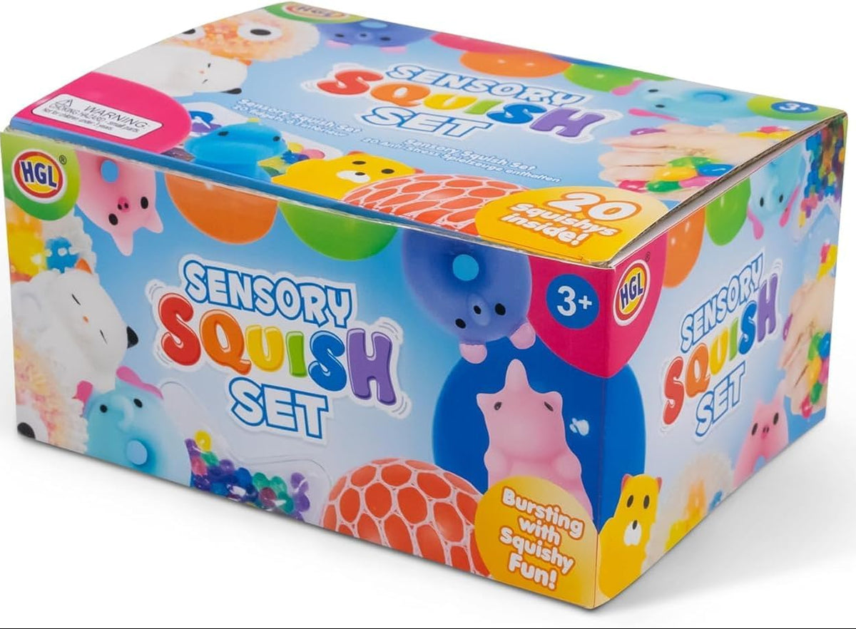 Sensory Squish Box Set with 20 Sensory Favourites – Art & Hobby