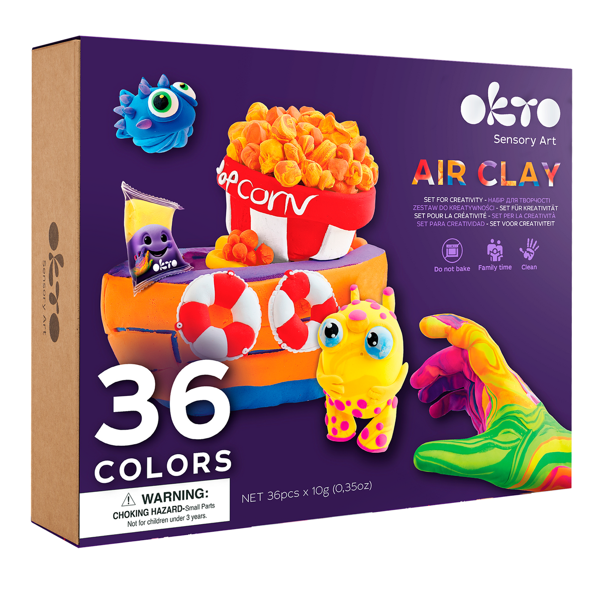 OKTO 36 Colours Set with Air Clay – Art & Hobby