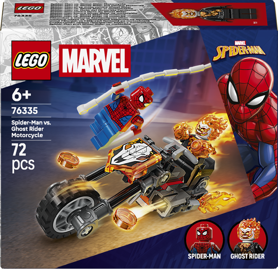 LEGO Marvel - Spider-Man vs. Ghost Rider Motorcycle – Art & Hobby