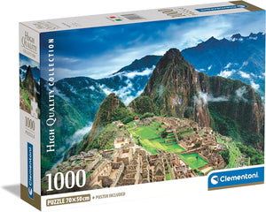 Machu Picchu 1000 Piece Jigsaw Puzzle Clementoni
