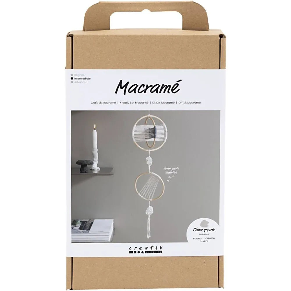 Craft Kit Macramé - Rock Crystal Mobile – Art & Hobby