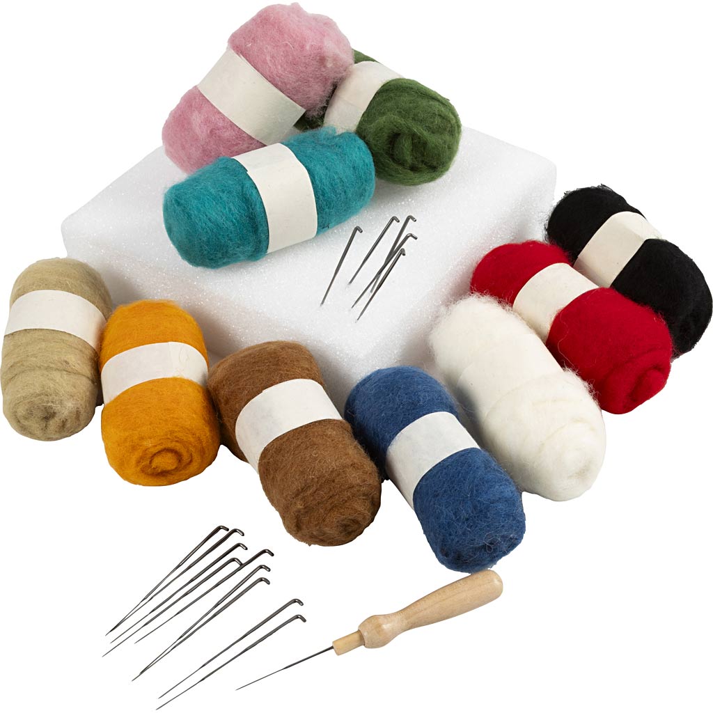 Needle Felting - Starter Kit (Assorted Colours) – Art & Hobby