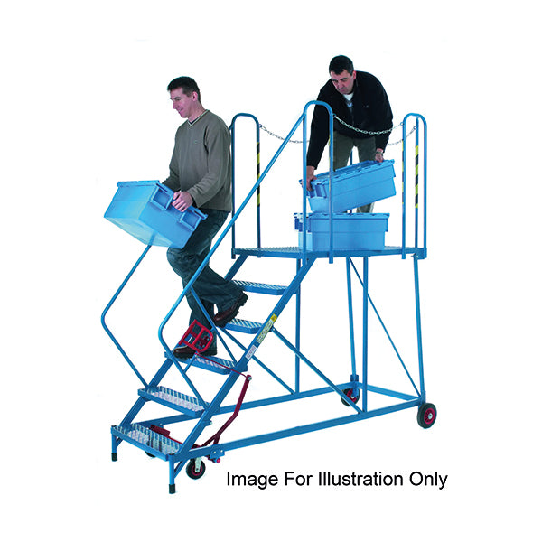 Fort Easy Slope Platform Steps Powder Coated 3 Tread MS9103M – Artnhobby