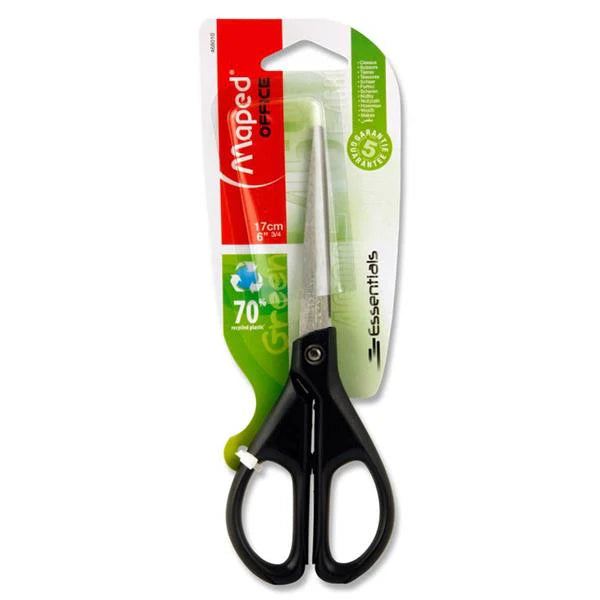 Maped Essentials Green Scissors 17cm – Art & Hobby