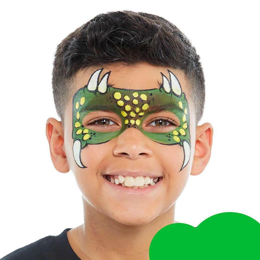 Dinosaur Easy Step-by-Step Face Painting Guide | Art & Hobby