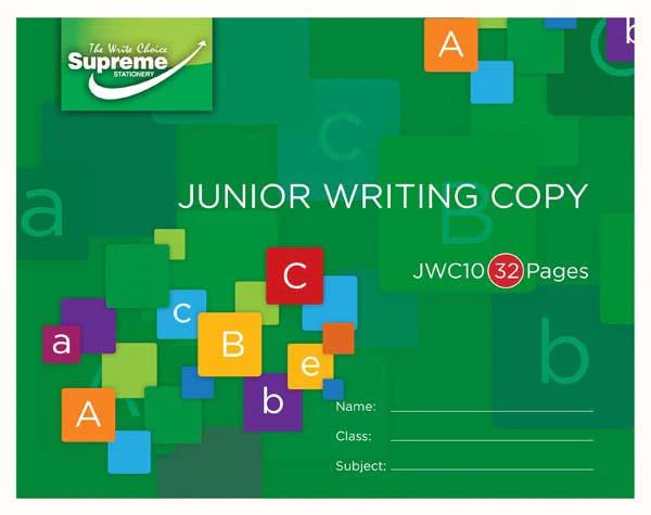 Supreme Junior Writing Copy 32 Page - Pack of 20 – Art & Hobby