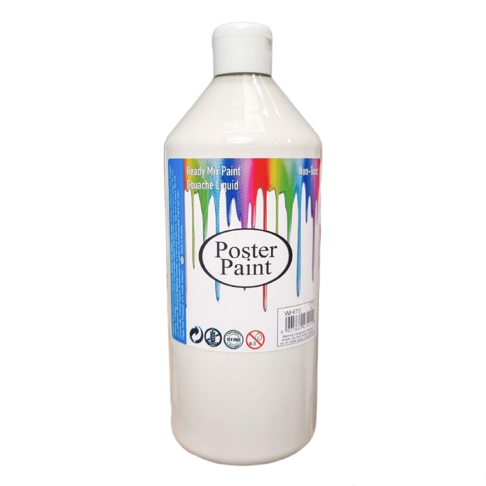 Poster Paint White (1litre)
