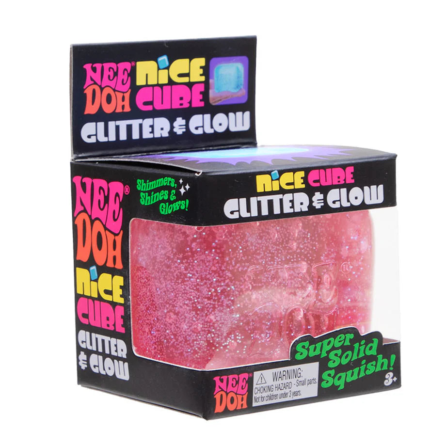 NeeDoh Glitter & Glow Nice Cube (Assortment) – Art & Hobby