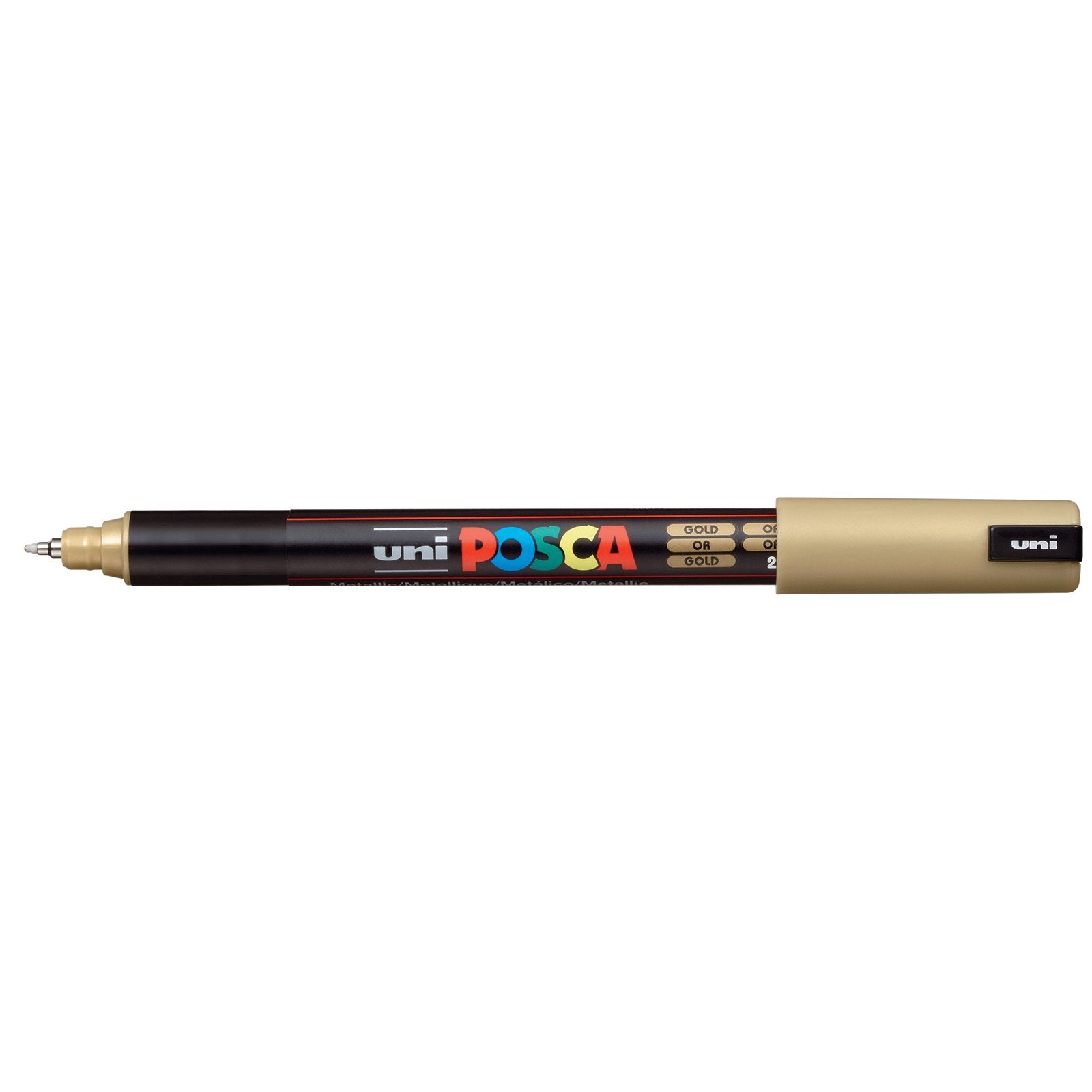 uni Posca Marker PC-1MR Extra Fine Tip Paint Marker Gold