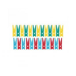 MINI-CLIP, MULTICOLORED 25pc – Art & Hobby