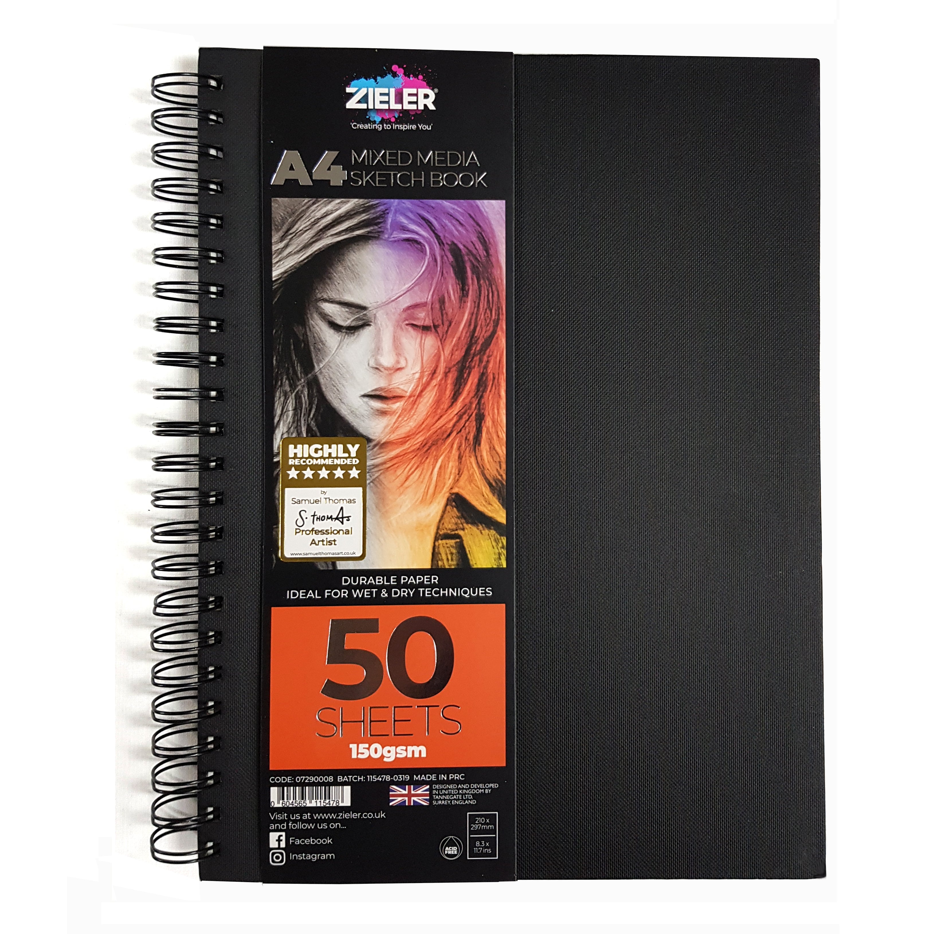 A4 Wiro book