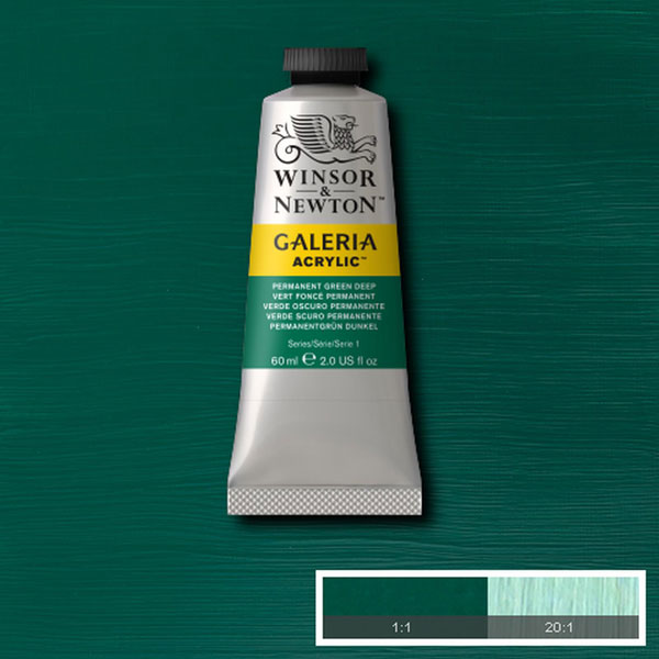 Galeria Acrylic Paint - Perm Green Deep (60ml) – Art & Hobby