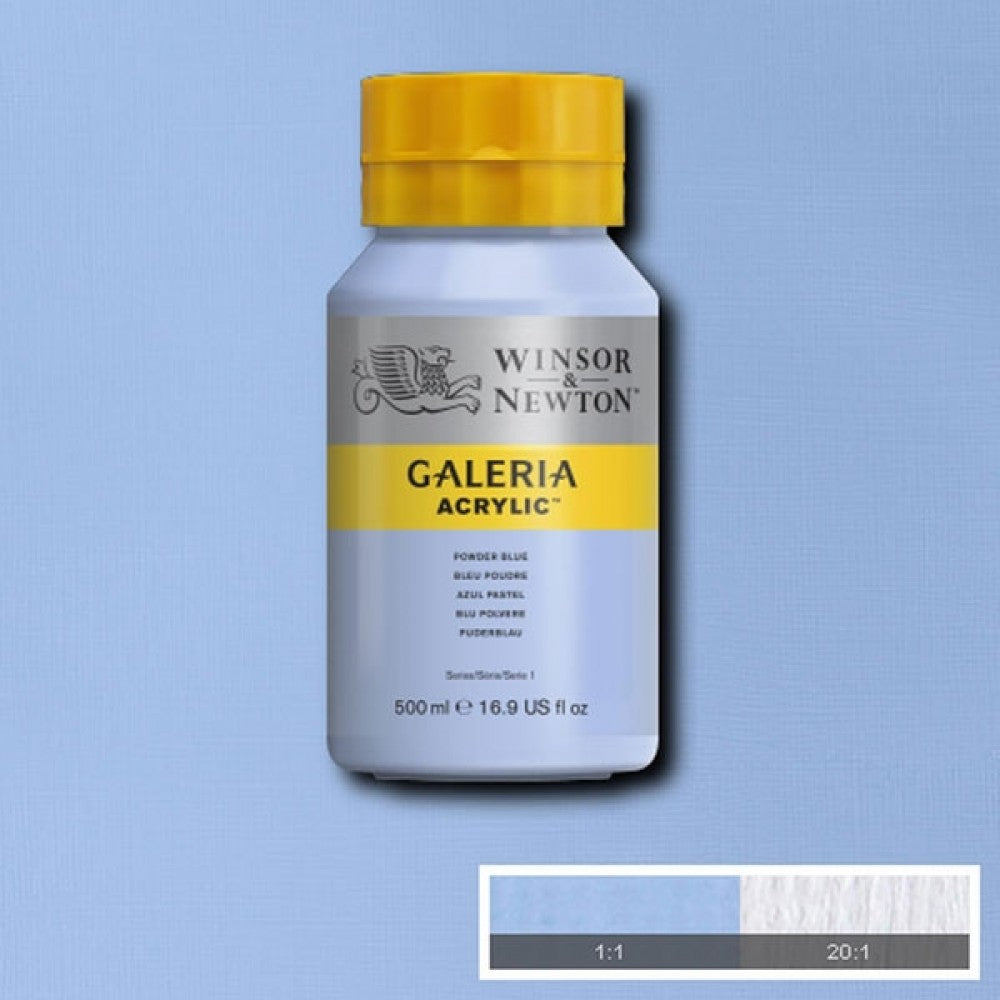Galeria Acrylic Paint - Powder Blue (500ml) – Art & Hobby