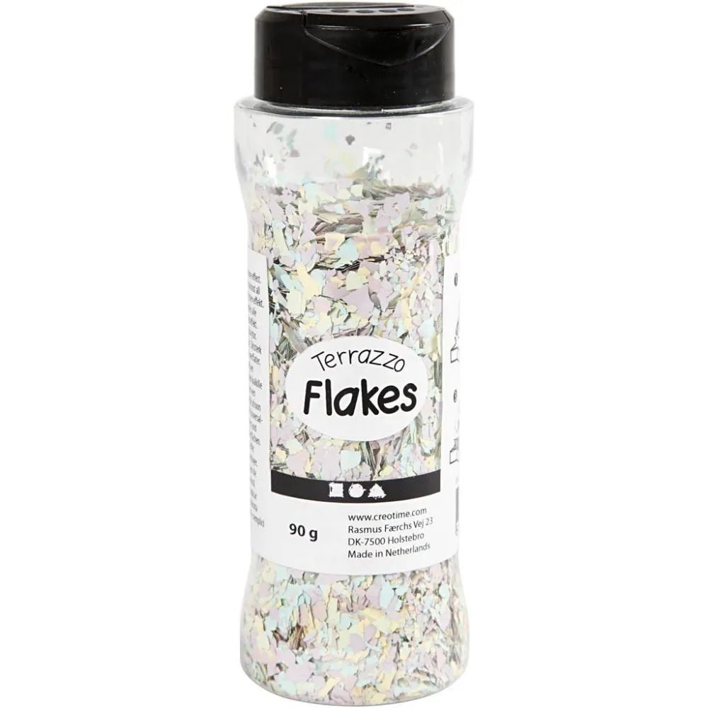 Terrazzo flakes 90g - Pastel colours – Art & Hobby