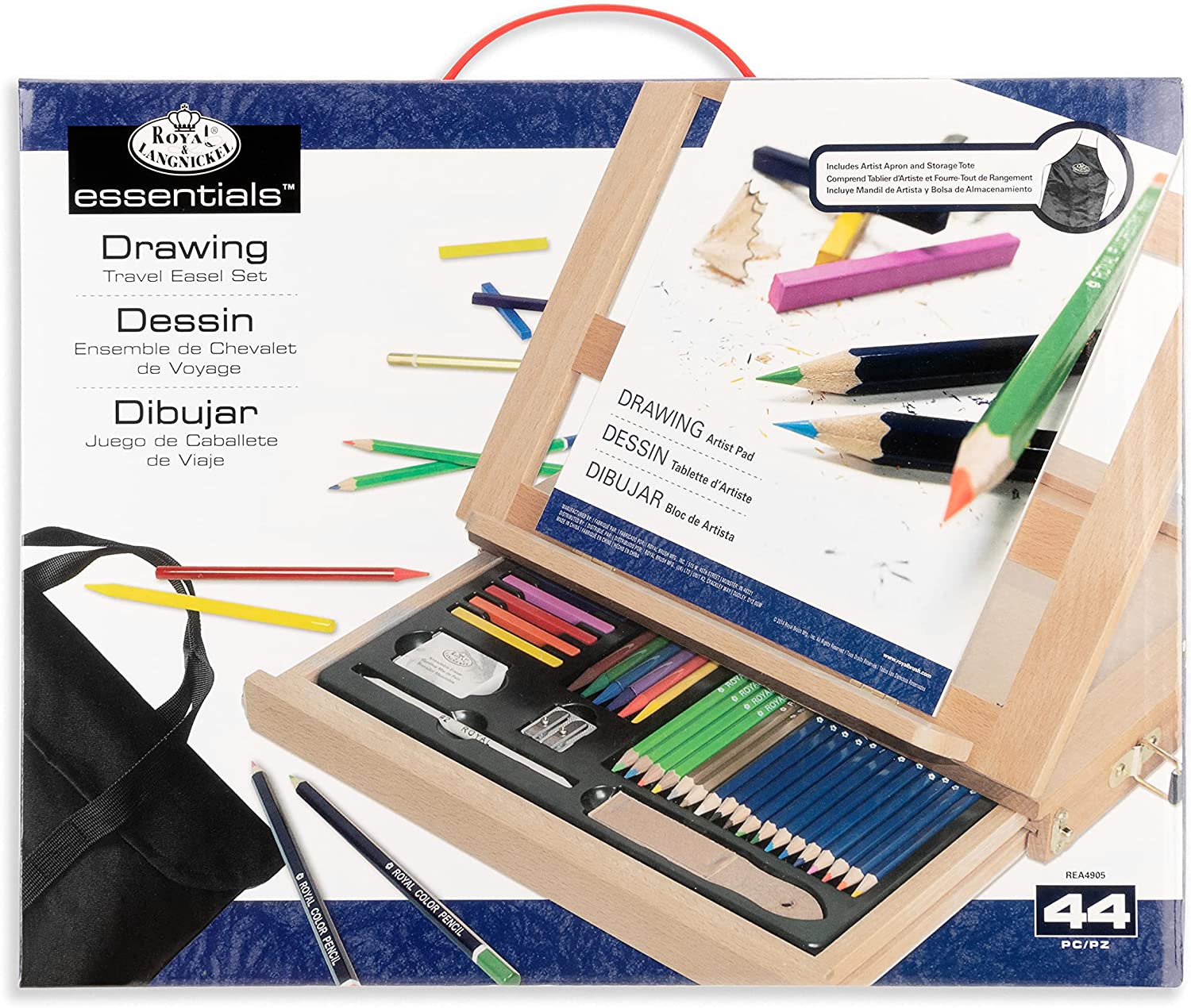 Drawing Travel Easel Set 44 Pieces
