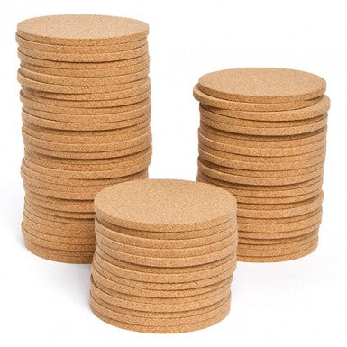 Baker Ross Cork Coasters Classpack