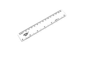 Supreme 6-inch Plastic Ruler