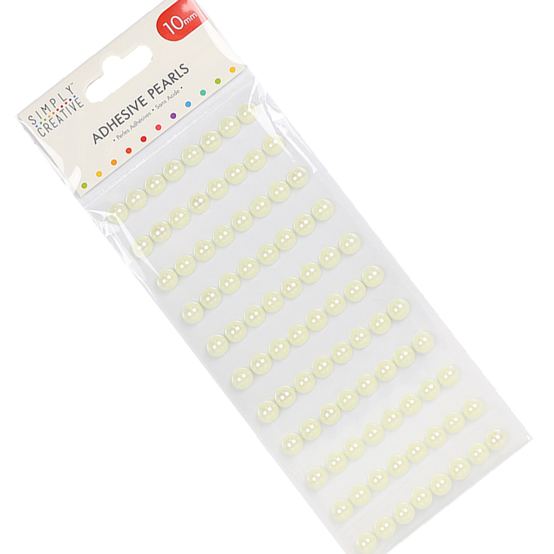 Simply Creative 10mm Pearls - 88 Pack Ivory – Art & Hobby