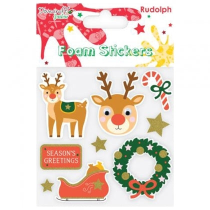 DC Jr Foam Stickers - Rudolph