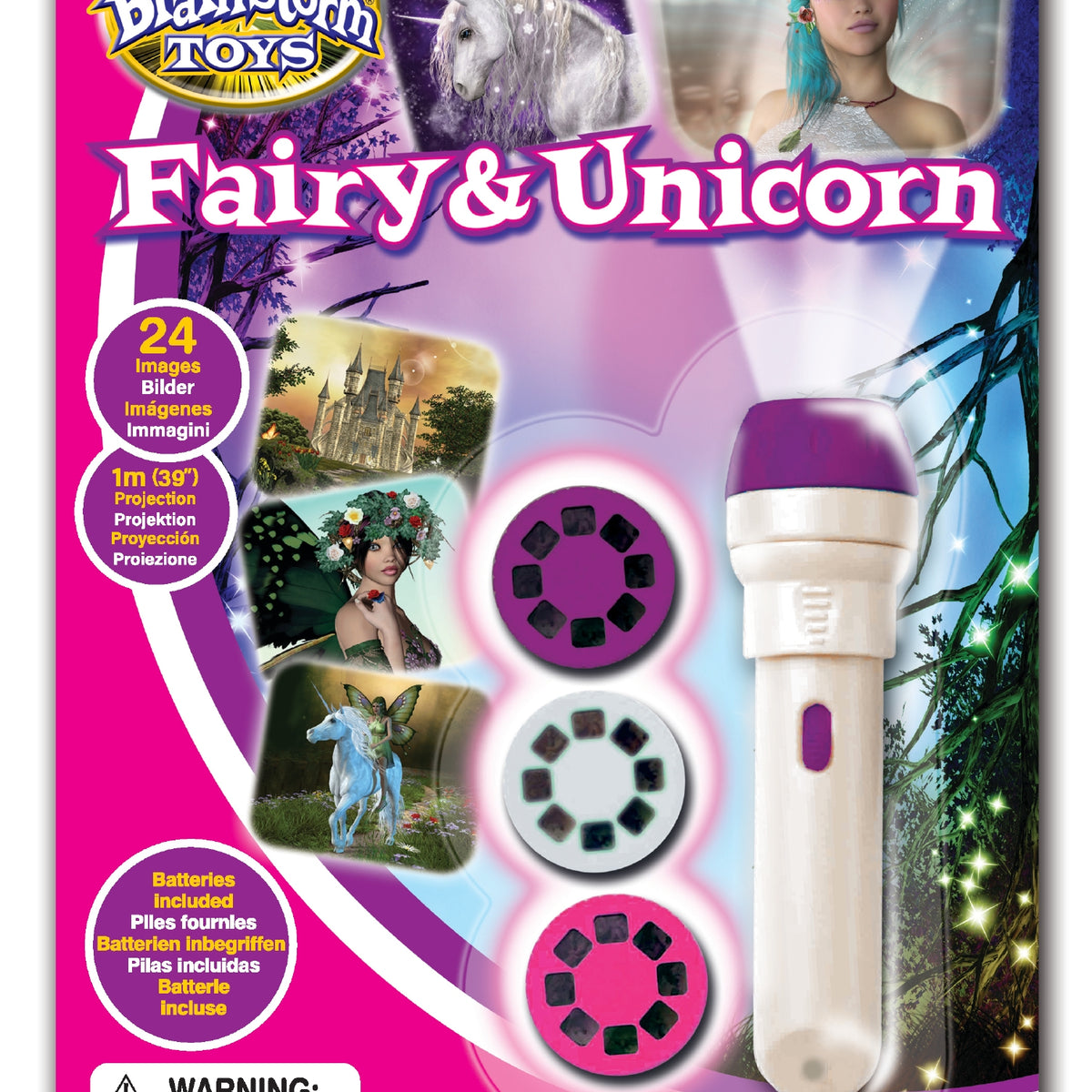 Brainstorm Fairy & Unicorn Torch and Projector – Art & Hobby