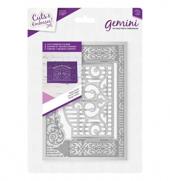 Cut and Emboss Folder - Regal Gates