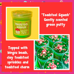 Toadstool Squash Sensory Putty Slime