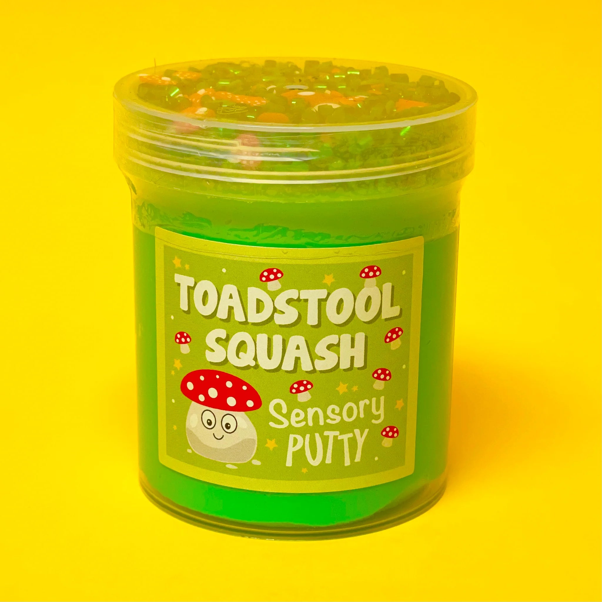 Toadstool Squash Sensory Putty Slime