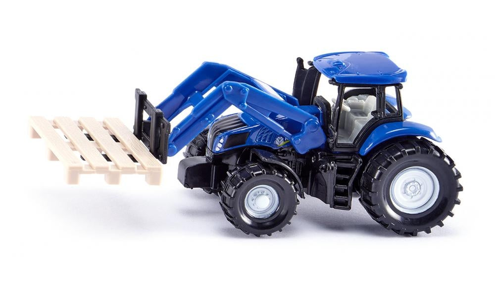 Siku New Holland With Fork For Pallets & Pallet – Art & Hobby